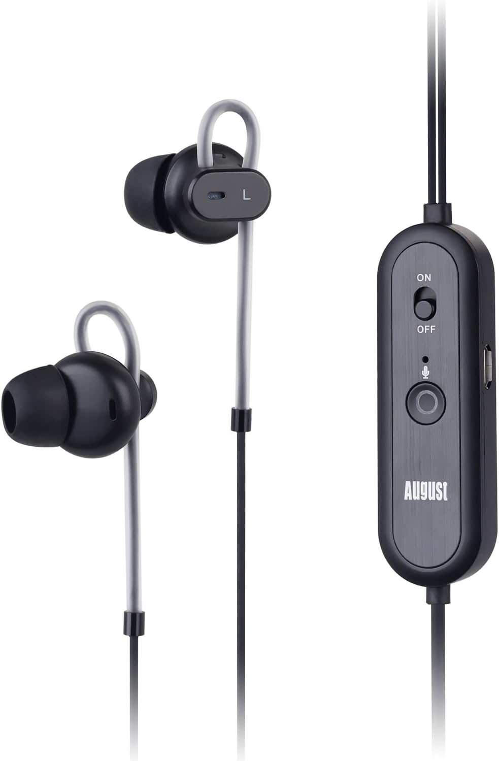 Noise Cancelling Wired Earphones - August EP720 | Refurbished